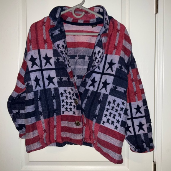 Vintage | Jackets & Coats | Vintage American Flag Jacket | Poshmark